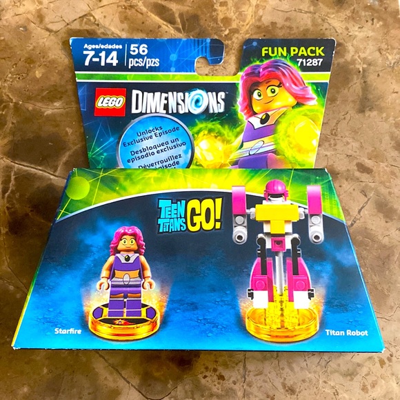 Lego | Toys | Lego Dimensions Teen Titans Fun Pack 7287 Starfire Titan ...
